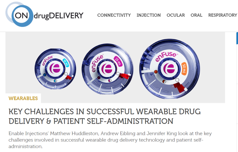Key Challenges in Wearable Drug Delivery and Patient Self-Administration